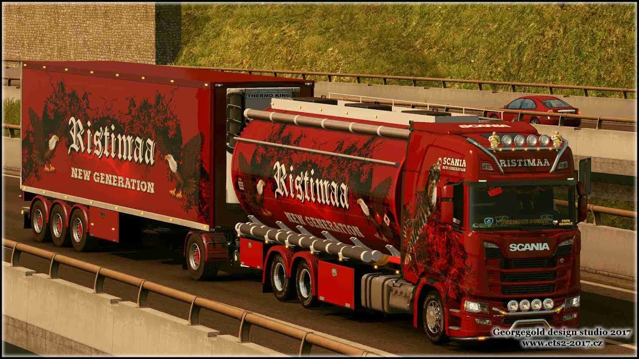 Scania S Ristimaa Tandem - YouTube