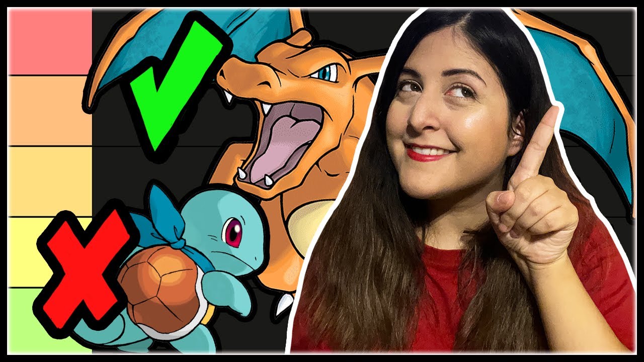 PROFESSORESSA valuta la PRIMA GENERAZIONE POKÈMON - Tier List - YouTube