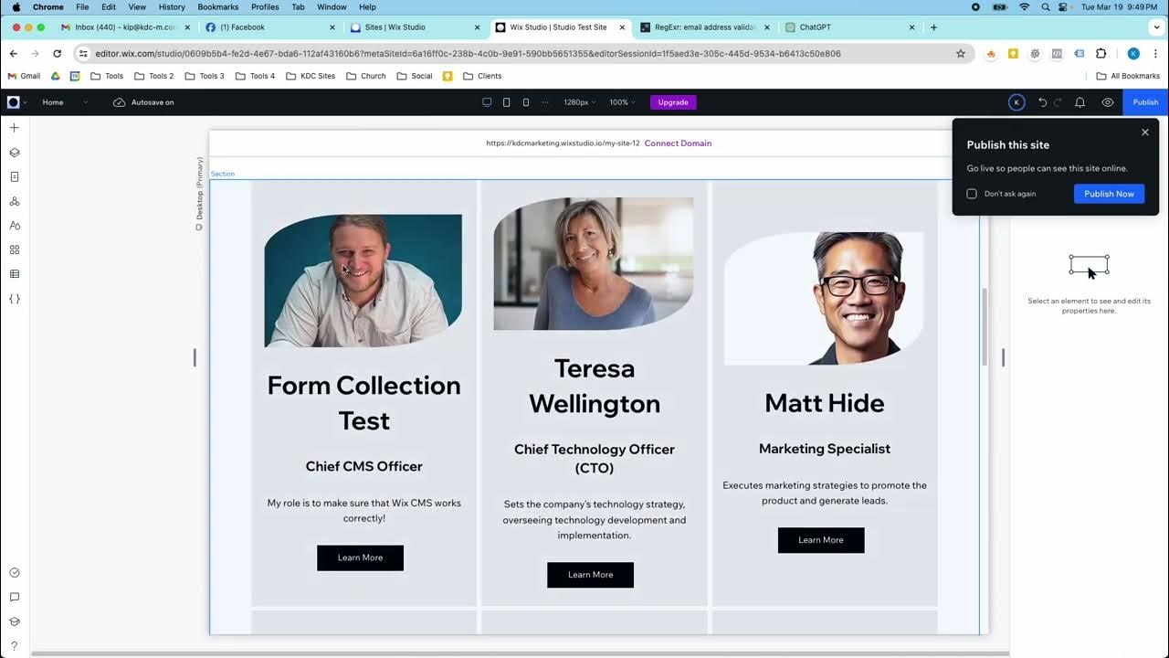 Wix Studio | Wix CMS Input Form Collection Tutorial | Step by Step - YouTube