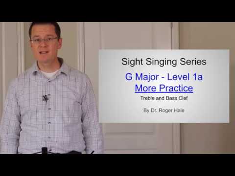 More G Major Sight Singing Melodies with skips: Intermediate - YouTube
