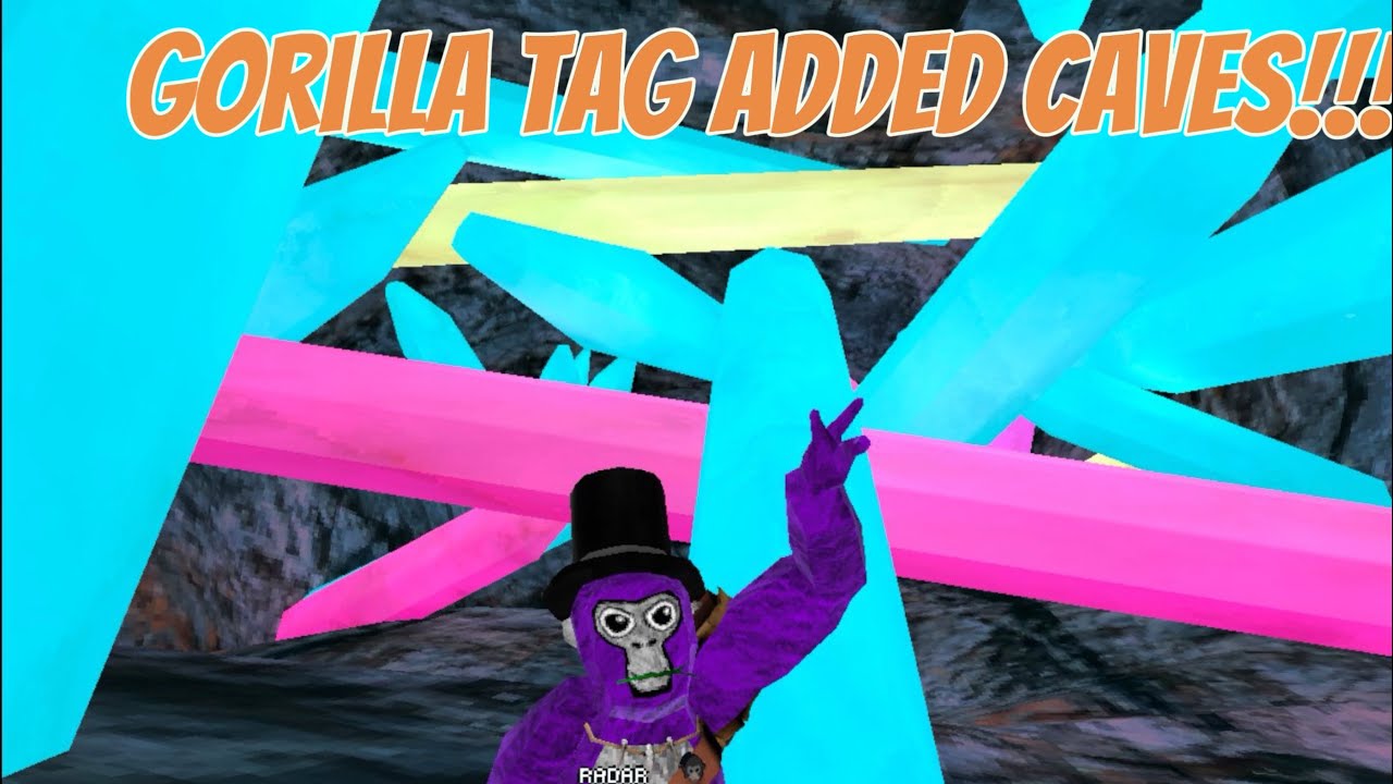 Gorilla tag added OG CAVES AND MINES!!!!!! - YouTube