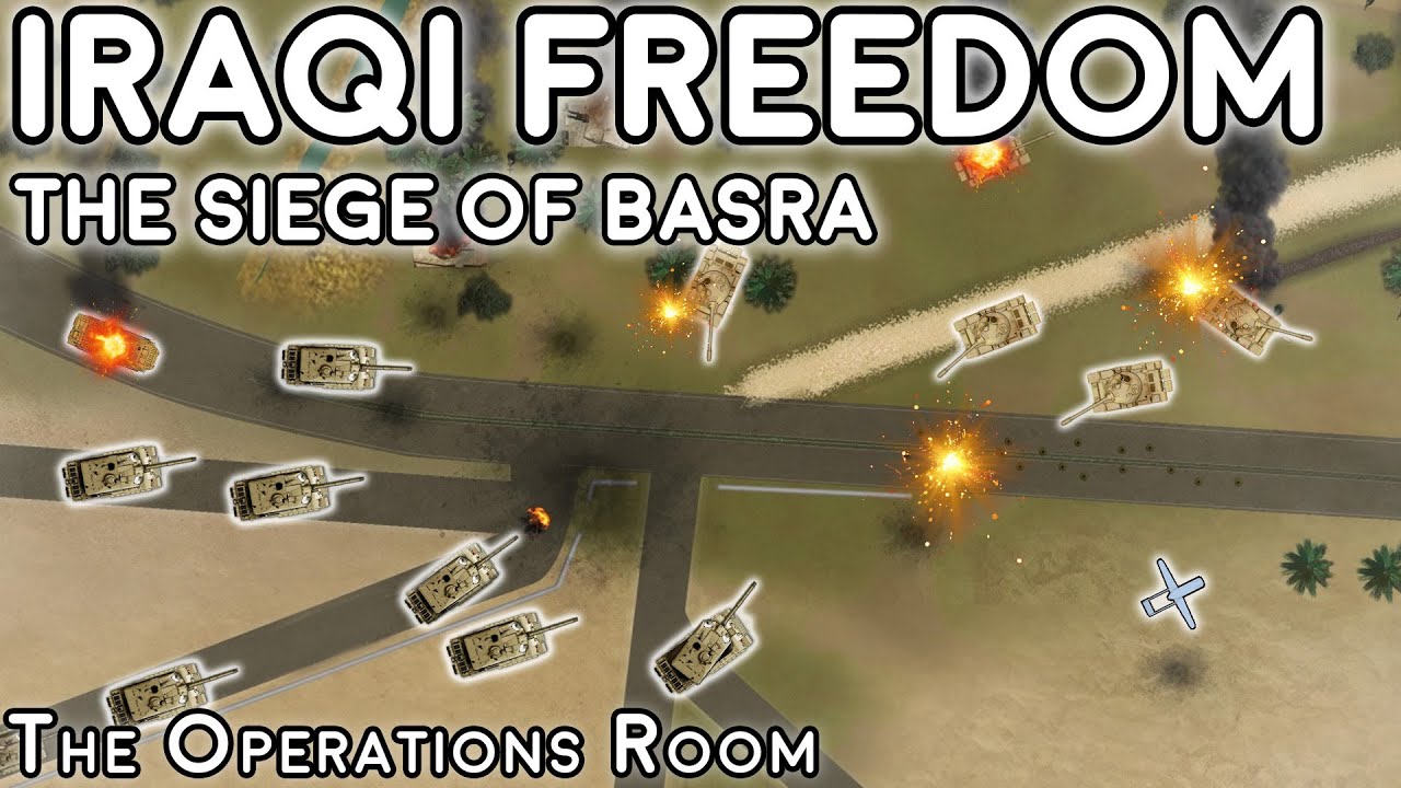 The Siege of Basra - Operation Iraqi Freedom - Animated - YouTube