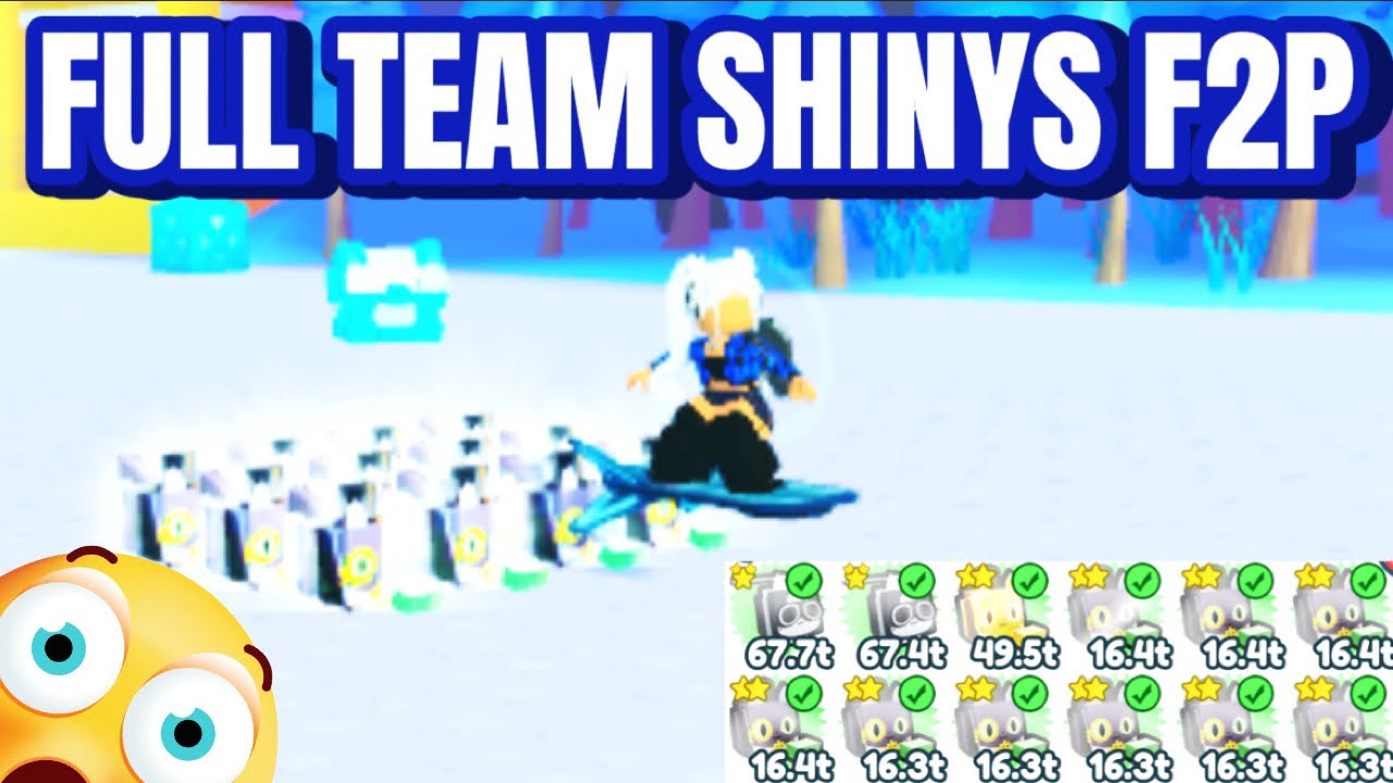 How To Get Full Team Of Shiny Pets FREE TO PLAY! 😱 ~ Pet Simulator X ...