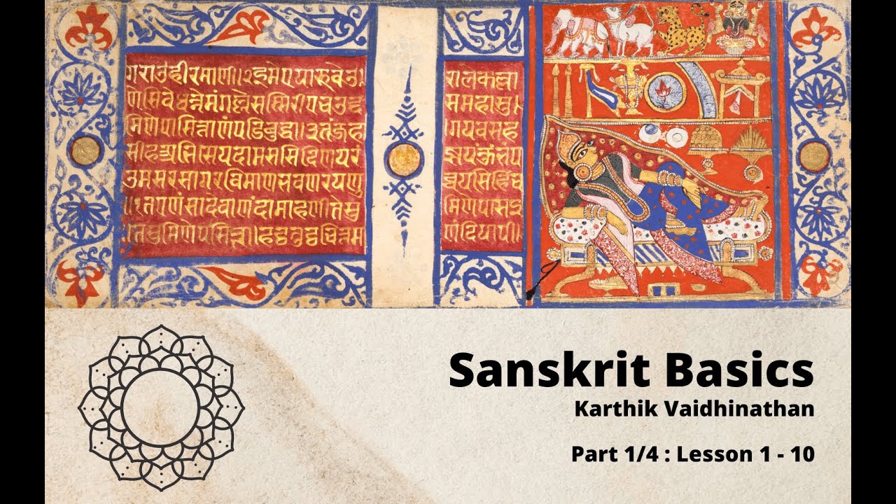 Basics of Sanskrit - An Online Course - YouTube