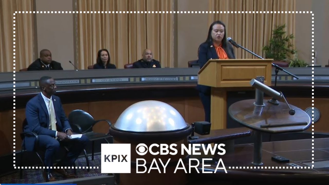 Opening remarks; Oakland Mayor Sheng Thao introduces new Police Chief Floyd Mitchell. - YouTube