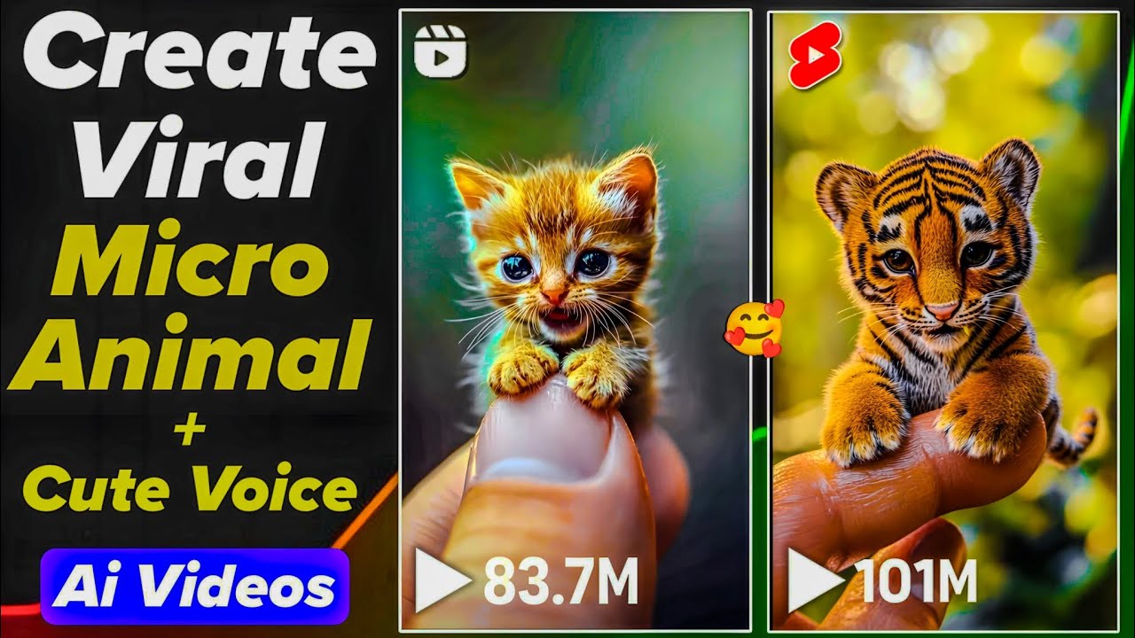 Smallest Animal baby + Cute Voices Viral Ai Video Editing : Instagram ...