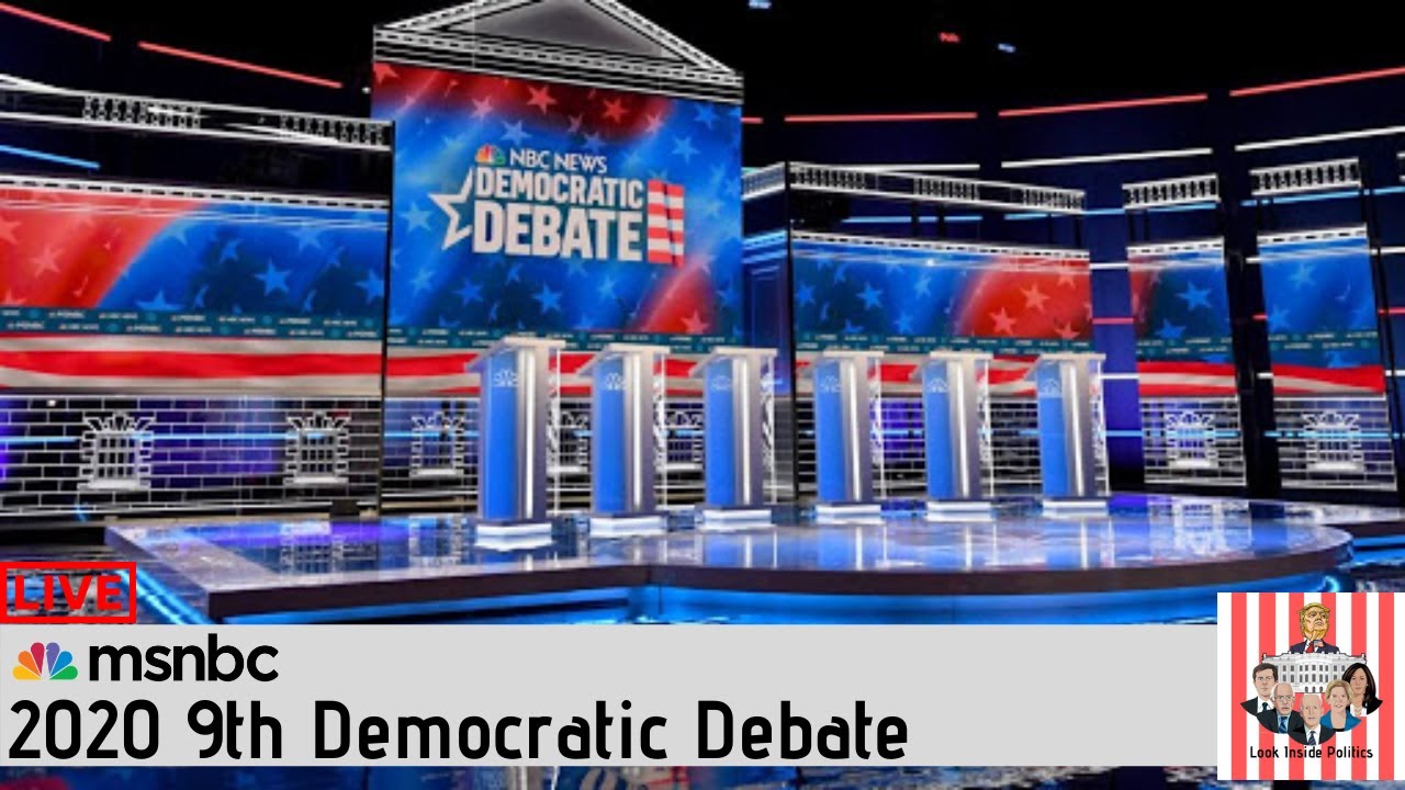 Link Below | The 9th Democratic Debate ( MSNBC ) Live - YouTube