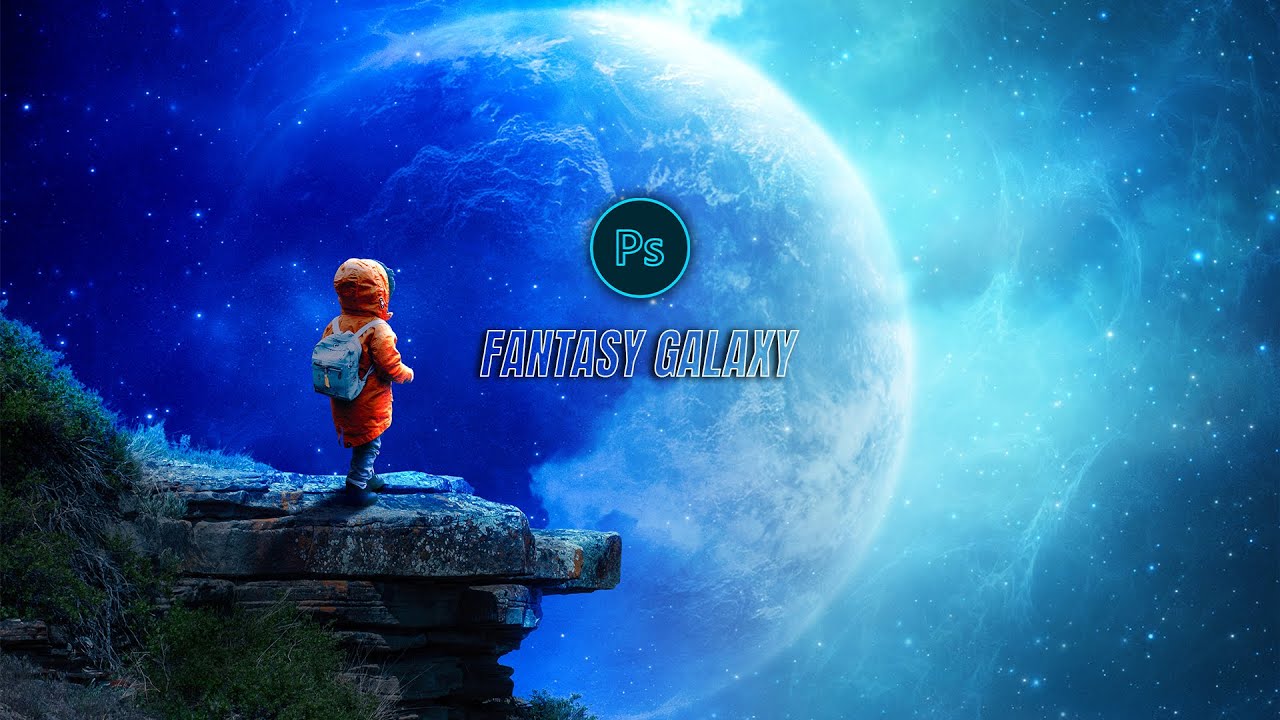 How to Create Fantasy Galaxy Manipulation Photoshop Tutorial - YouTube