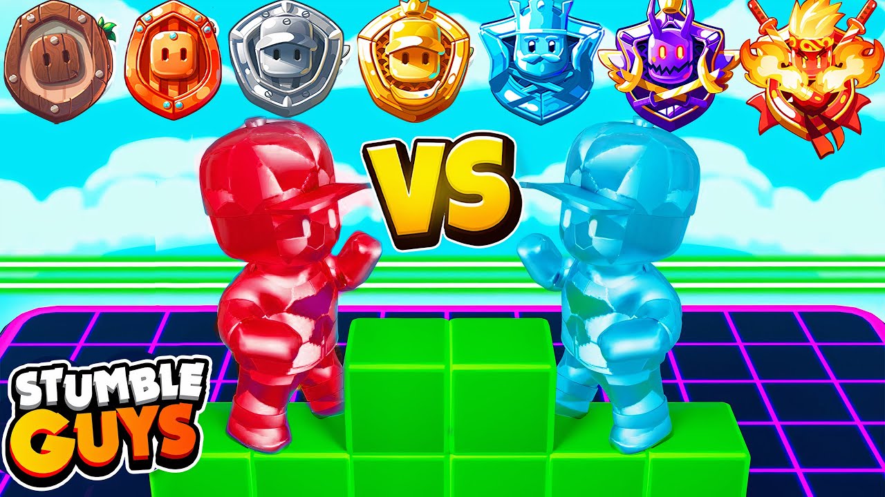 1V1ING EVERY RANK IN STUMBLE GUYS! - YouTube