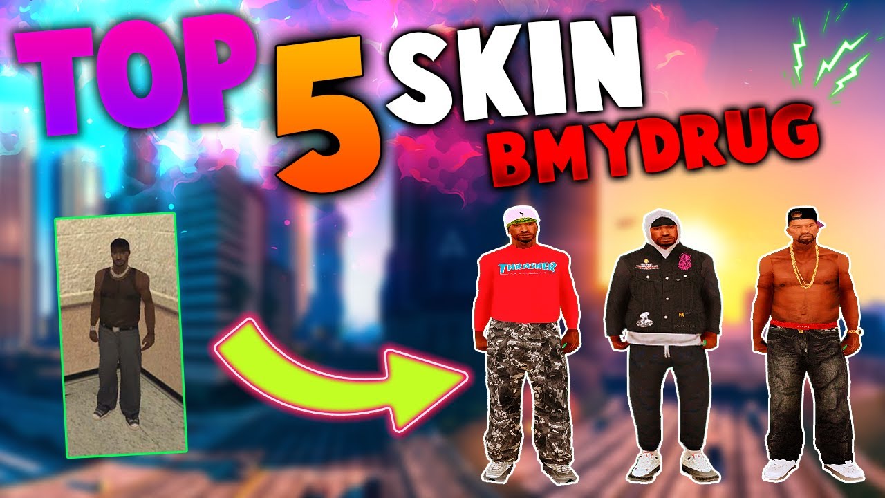 Top 5 (Skin id 28) Para Gta San Andreas y SAMP 2023 - YouTube