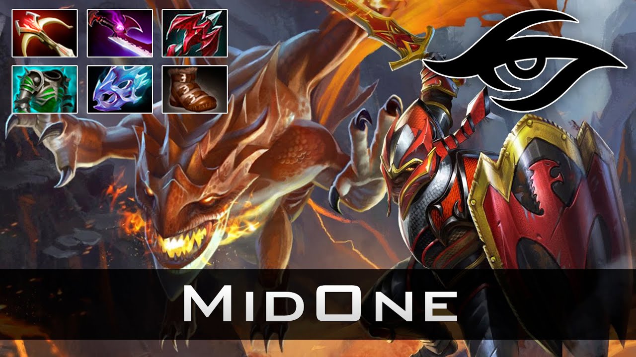 MidOne Dragon Knight - Team Secret Dota 2 - YouTube