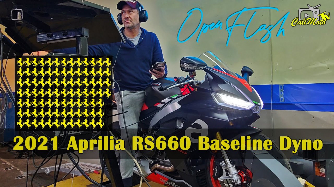2021 Aprilia RS 660 | Baseline Dyno Run - YouTube