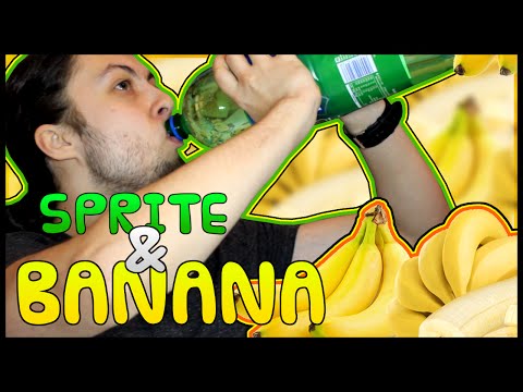 💪🍌 SPRITE AND BANANA CHALLENGE !! | Miszczelendż #1