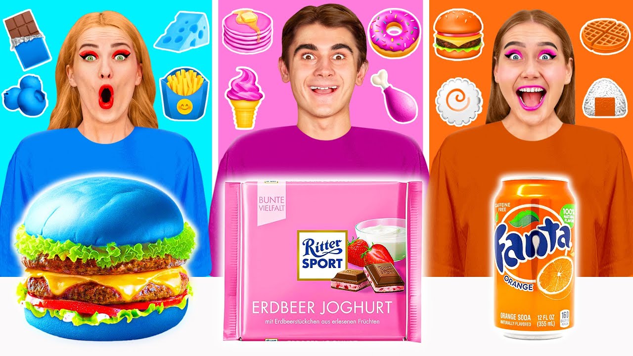 Food of The Same Colors Challenge by DuKoDu - YouTube