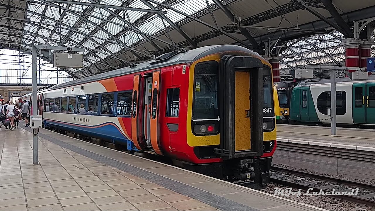 East Midlands Railway 🇬🇧 | Birmingham, England to Liverpool, England ...