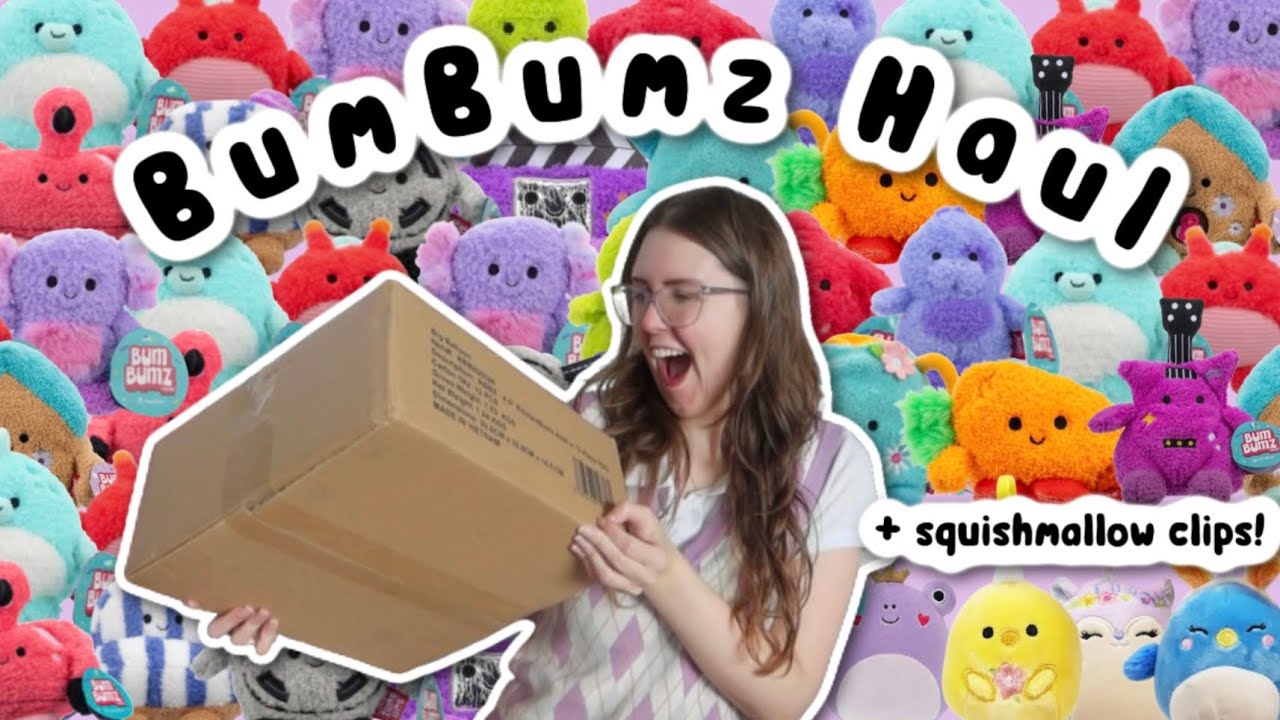 Massive Mini BumBumz & Squishmallow Clip Unboxing Haul! - YouTube