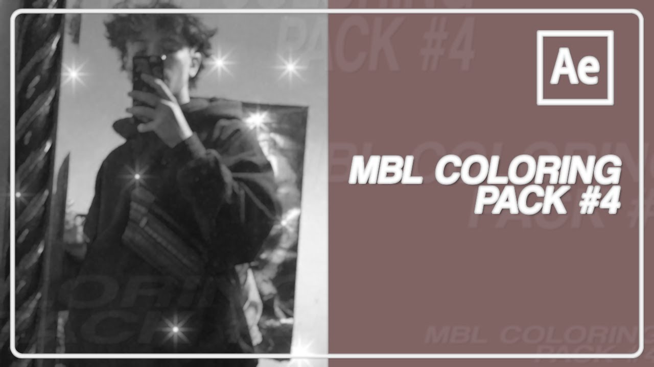 mbl coloring pack #4 (after effects) - YouTube
