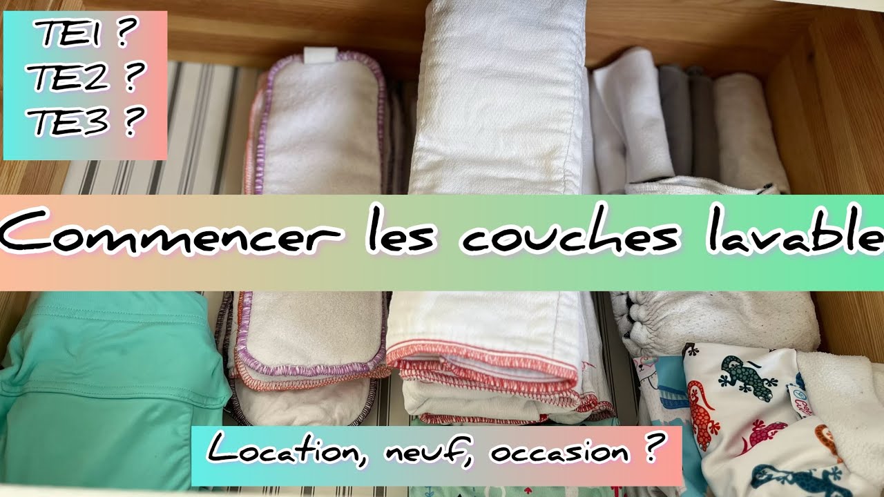 Couche lavable | Comment commencer en lavable | Je vous dit tout - YouTube