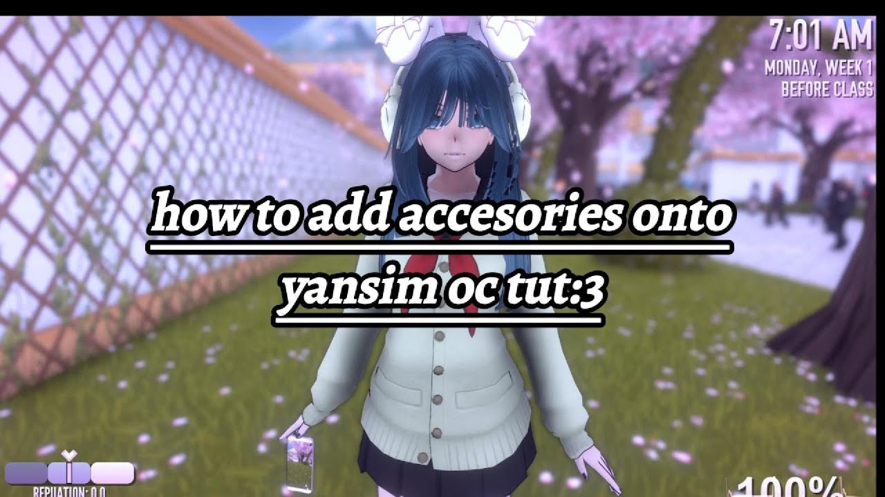 How to add accessories on your yansim oc:3 :: Tutorial - YouTube