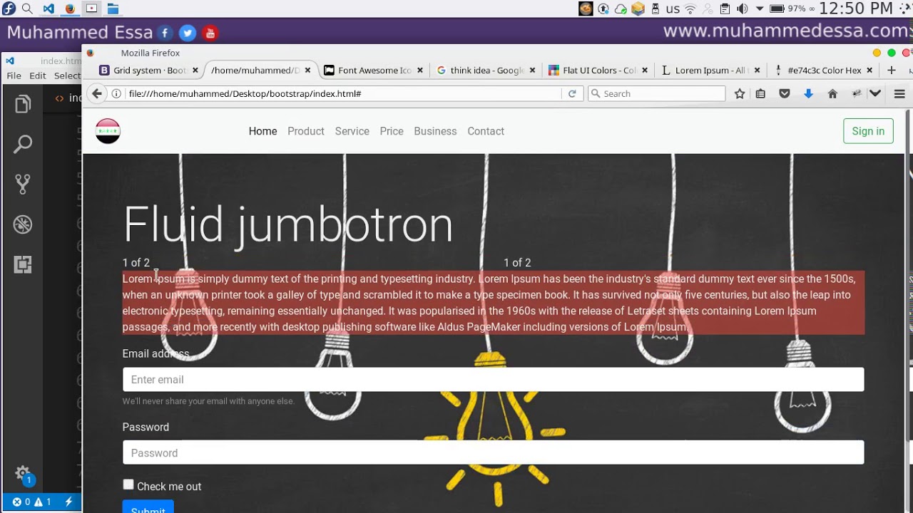 7 Bootstrap 4 front end component library - YouTube