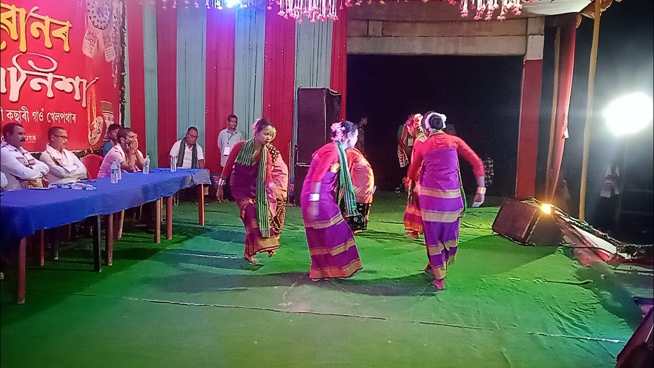 mech kachari magon dance - YouTube