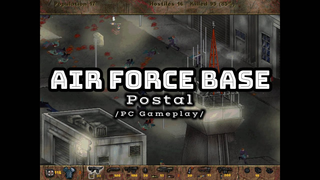 Old Games - Postal 1 HD / #16 Air Force Base / PC Gameplay 1080p - YouTube