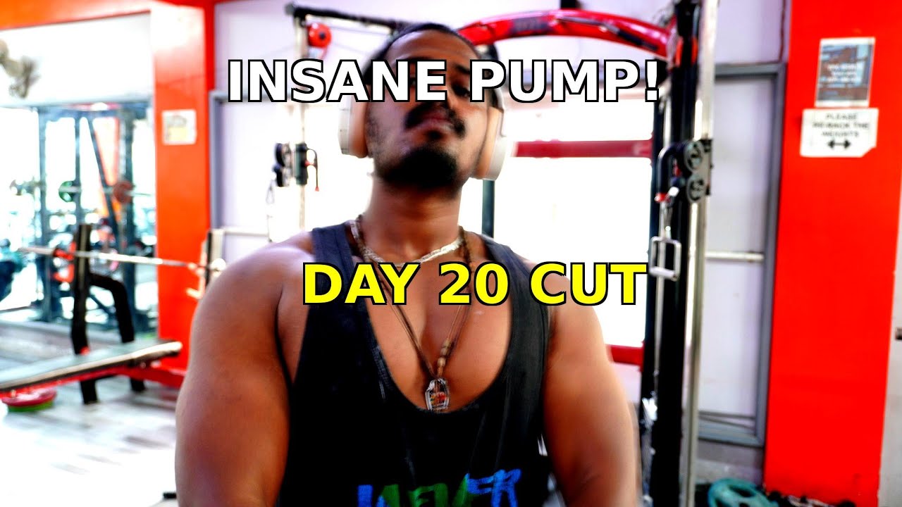 🔥 INSANE CHEST PUMP WORKOUT on Day 20 of Cut | Heavy & High-Volume for ...