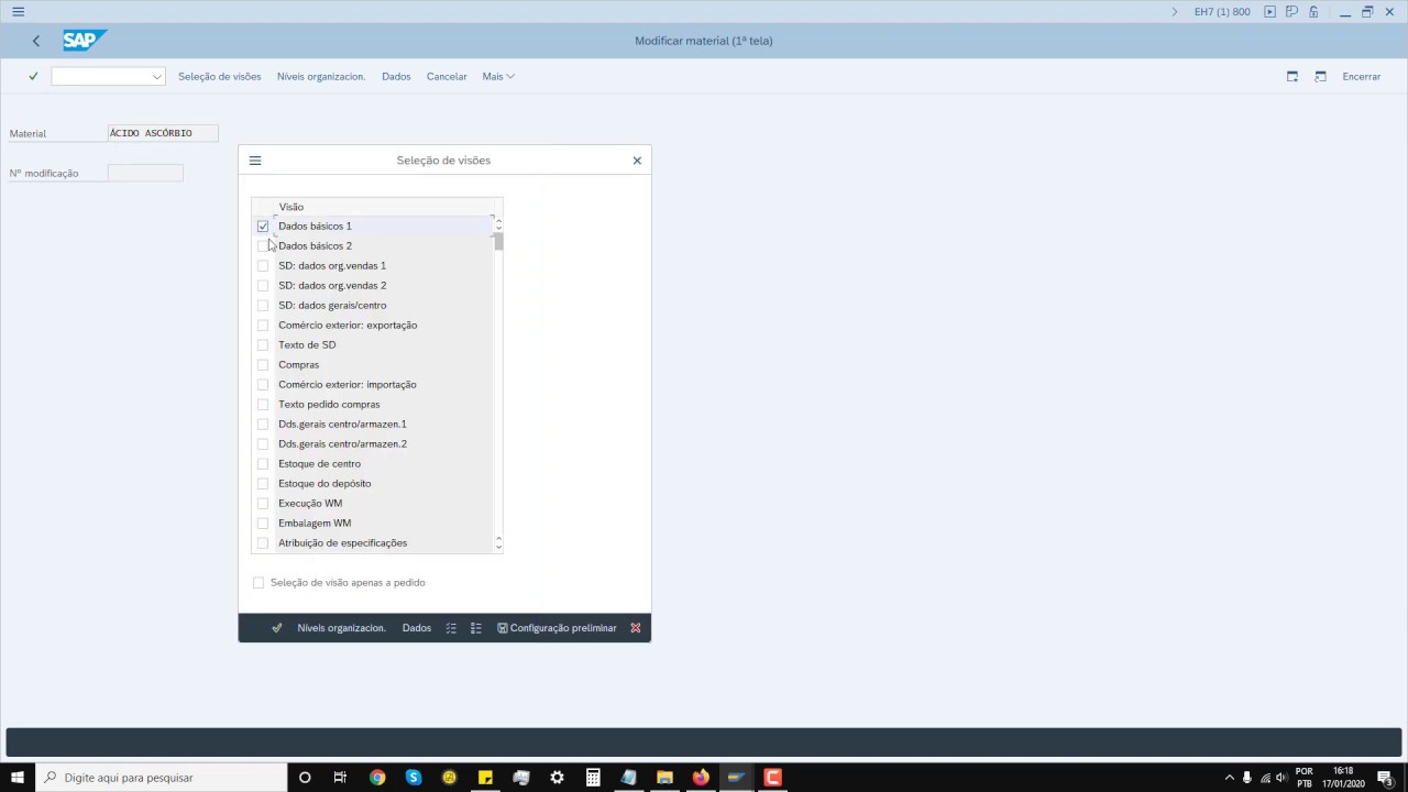 12 - Módulo MM e PP Modificar material MM02 SAP - YouTube