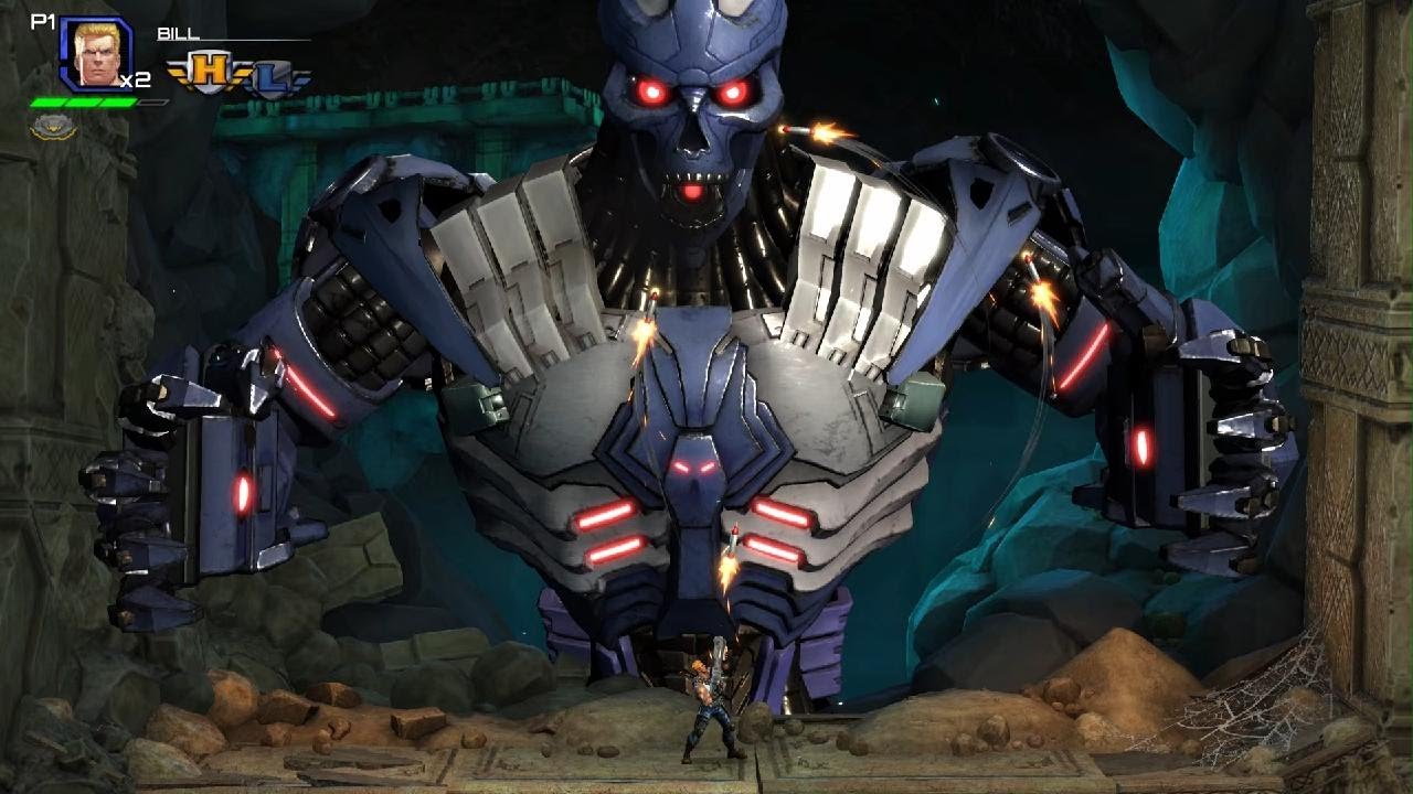 Contra: Operation Galuga - Boss Beowulf - PS5 - YouTube