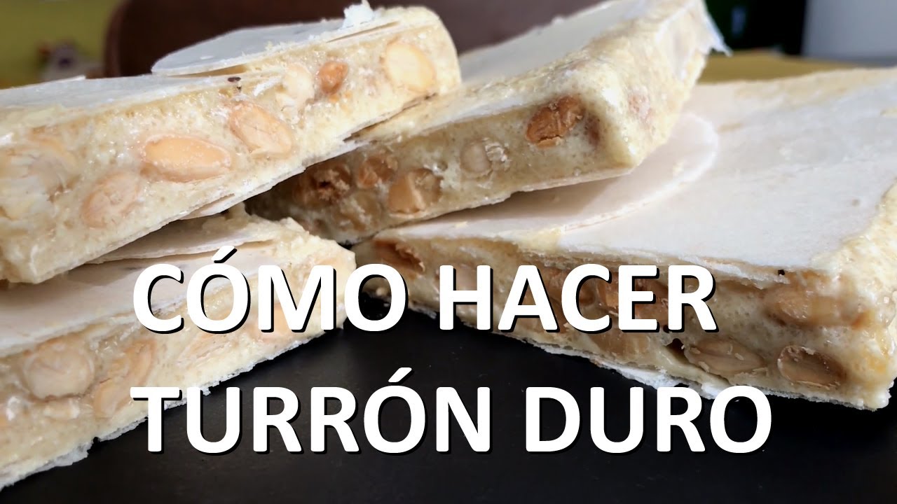 Turrón Blanco Casero y Fácil para Navidad - YouTube