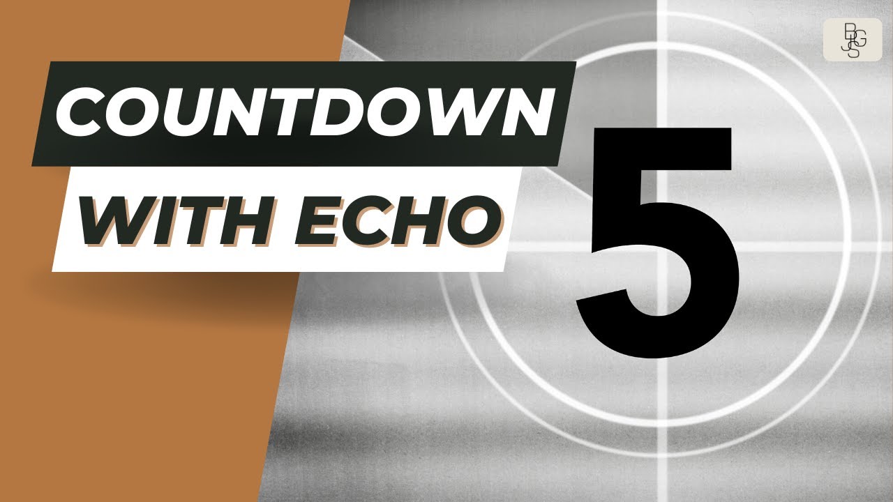 Countdown with Echo: 10 Seconds to Build Anticipation | Sound Effect ...