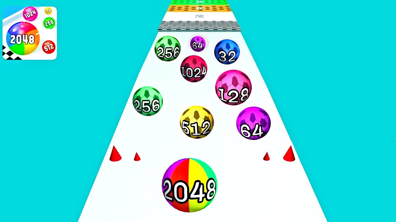 Run and Race Merge Ball run 2048 ! All Levels Gameplay (155-161 ...