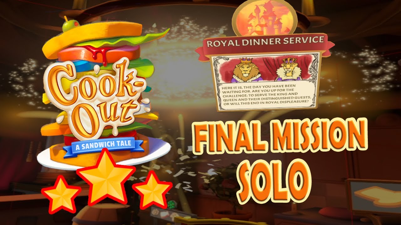 [VR] Cook-Out - Final Mission - 3 STARS SOLO - YouTube