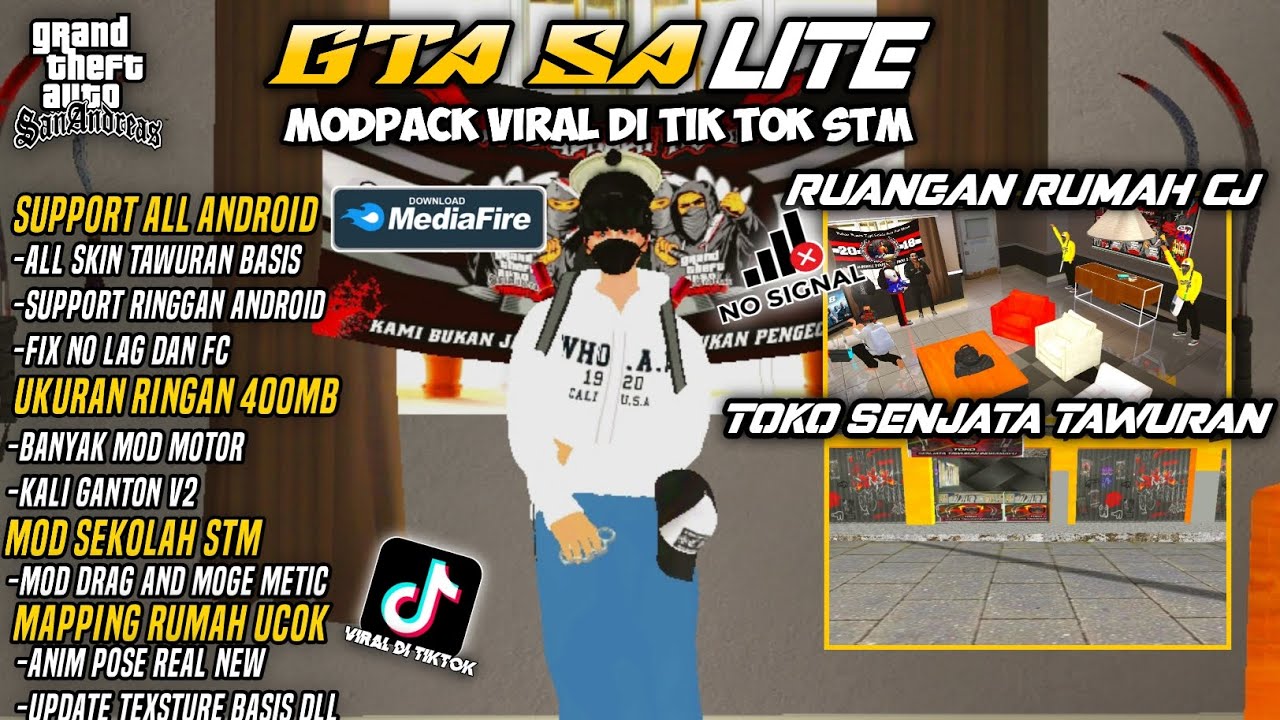 SHARE‼️ NEW MODPACK STM VIRAL DI TIKTOK, SKIN KECE" + COCOK BUAT JJ ...