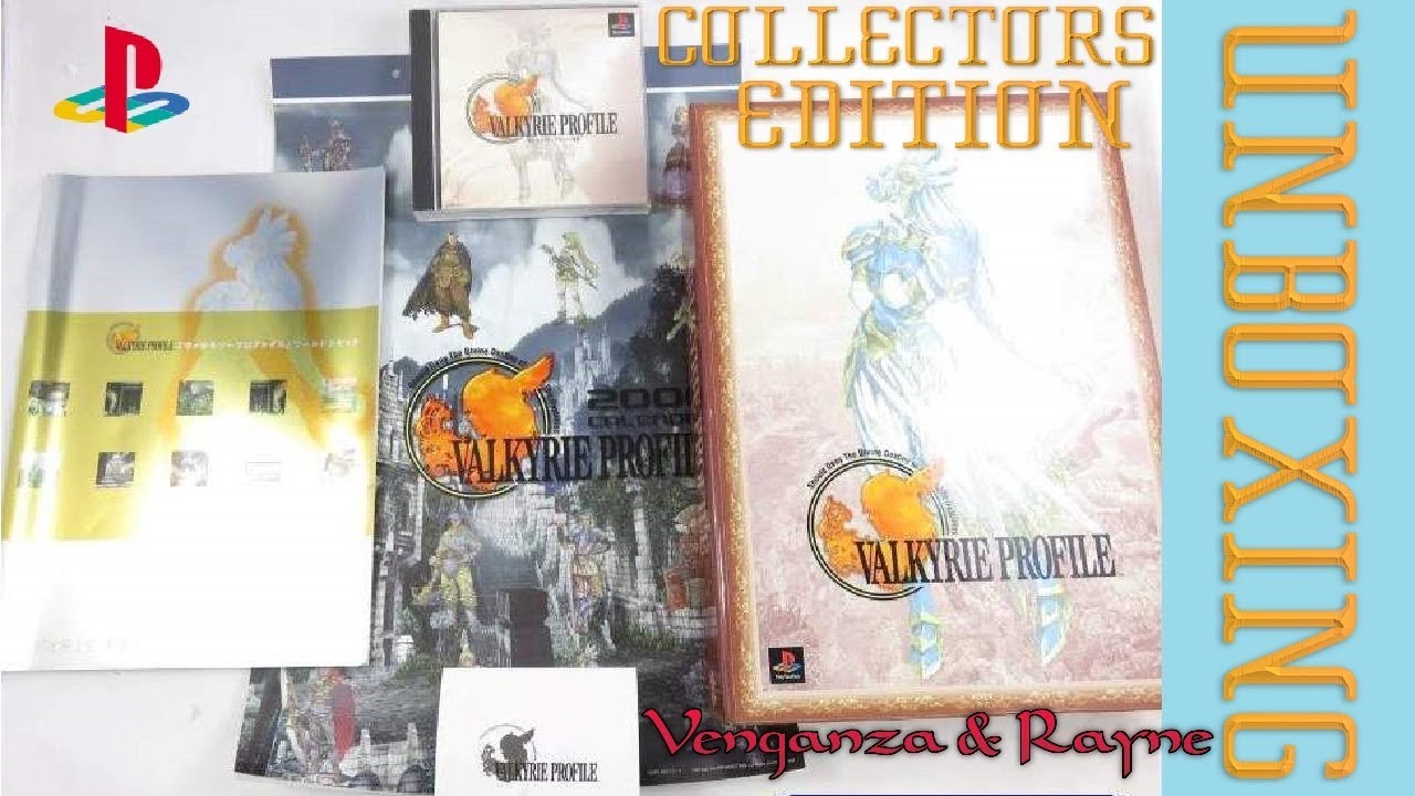 UNBOXING VALKYRIE PROFILE EDICIÓN COLECCIONISTA PS1 PS ONE JAPONESA ...