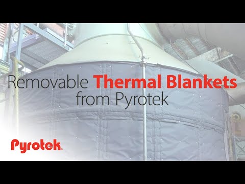 Removable Thermal Blankets from Pyrotek, quicker to install, built to ...