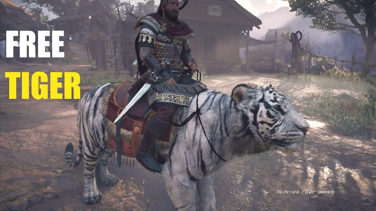 Assassins Creed Valhalla FREE BAIHU Mount ( EPIC WHITE TIGER ! ) PS5 60 ...