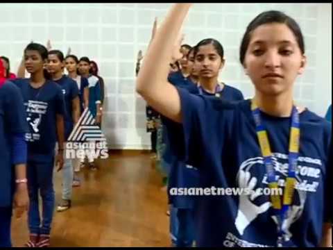 Students from Trivandrum Nish institute sings National anthem in sign ...