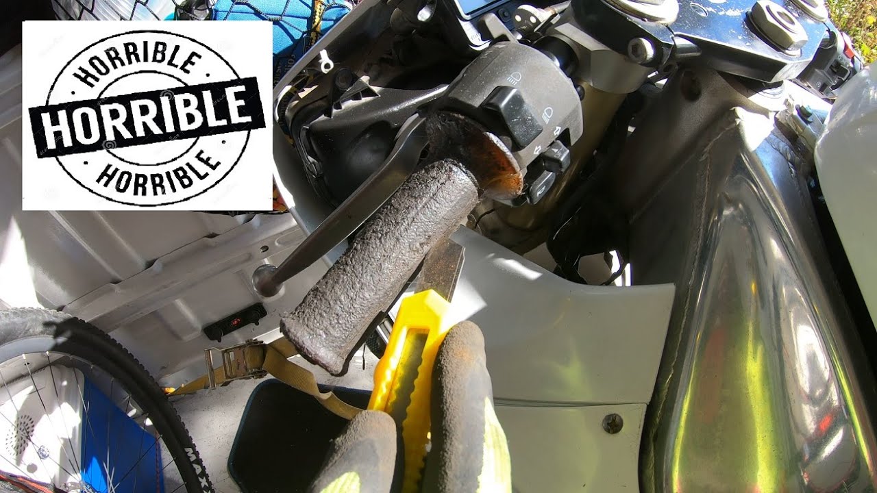 I have never seen motorcycle grips so disgusting,, have you ever seen ...