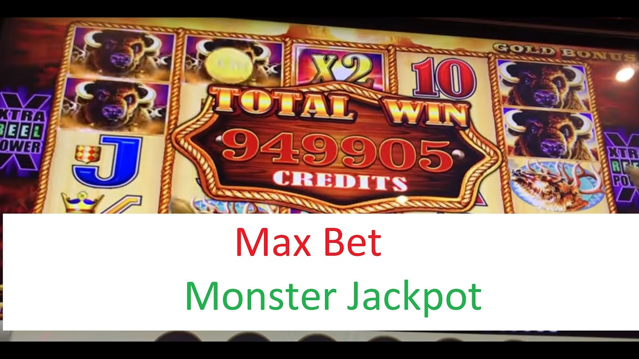 Buffalo Gold, Monster Jackpot, max bet, must watch - YouTube