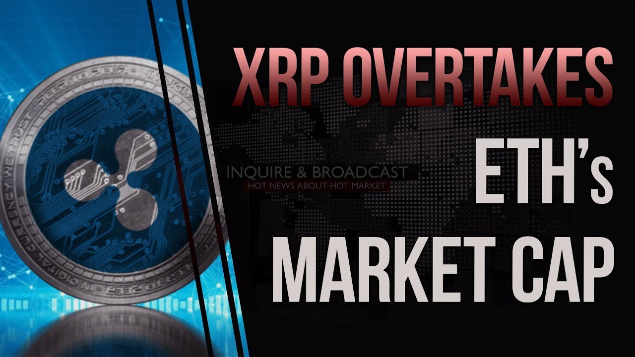 XRP overtakes ETH as the 2nd biggest crypto by market cap - YouTube