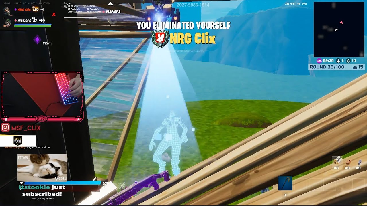 CLIX vs UNKNOWN 💰 $800 Zone Wars Wager (Fortnite Battle Royale) - YouTube