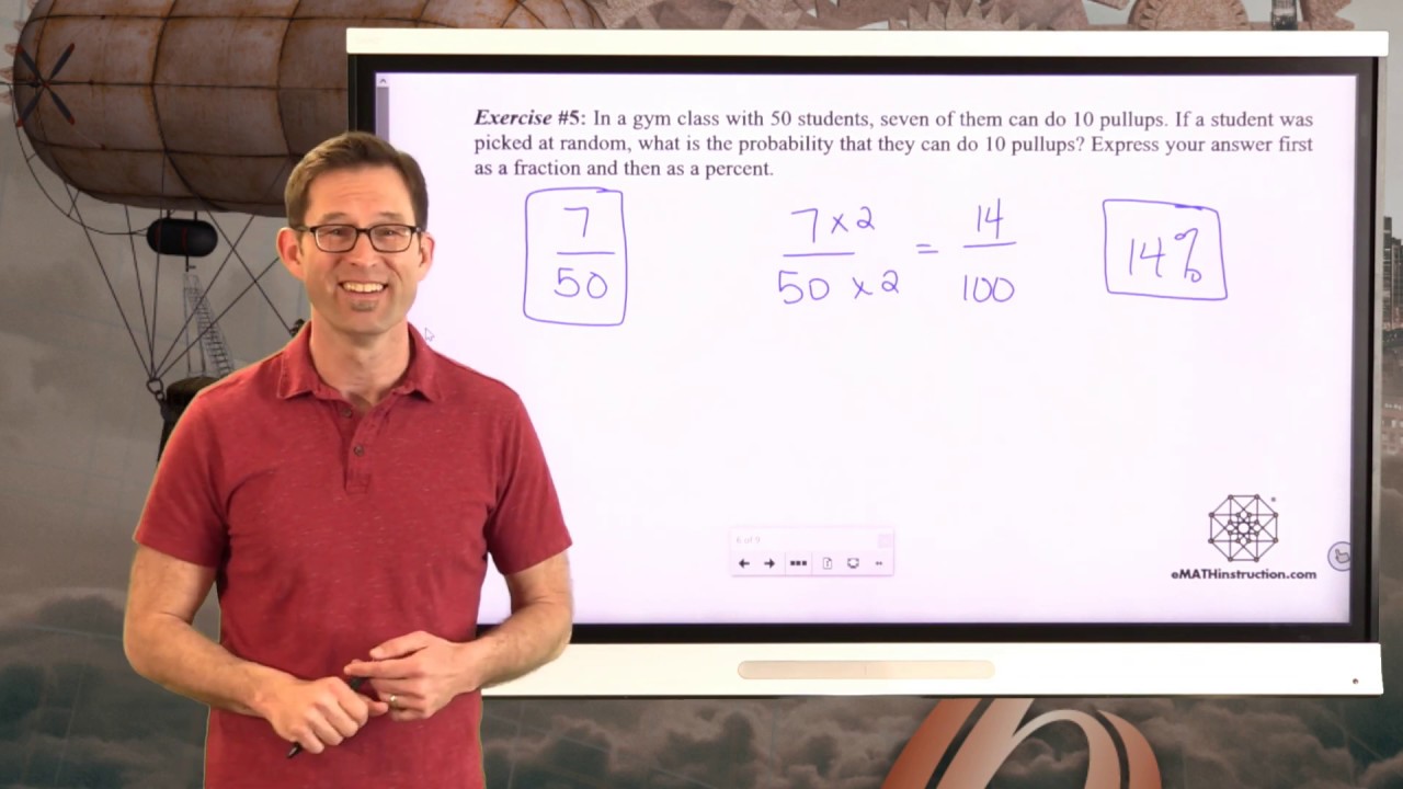 N-Gen Math 6.Unit 12.Lesson 3.Probability and Percent - YouTube