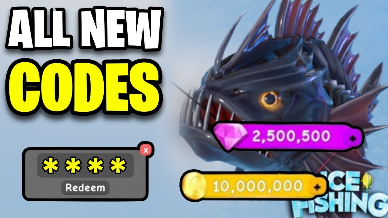 *NEW* ALL WORKING CODES FOR ICE FISHING SIMULATOR IN 2024! ROBLOX ICE ...