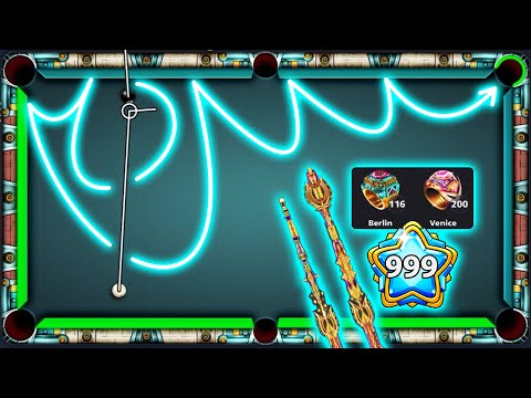 200 Venice Rings & Level 999 Magical Kiss Shot Archangel CUE Level MAX - 8 Ball Pool - GamingWithK