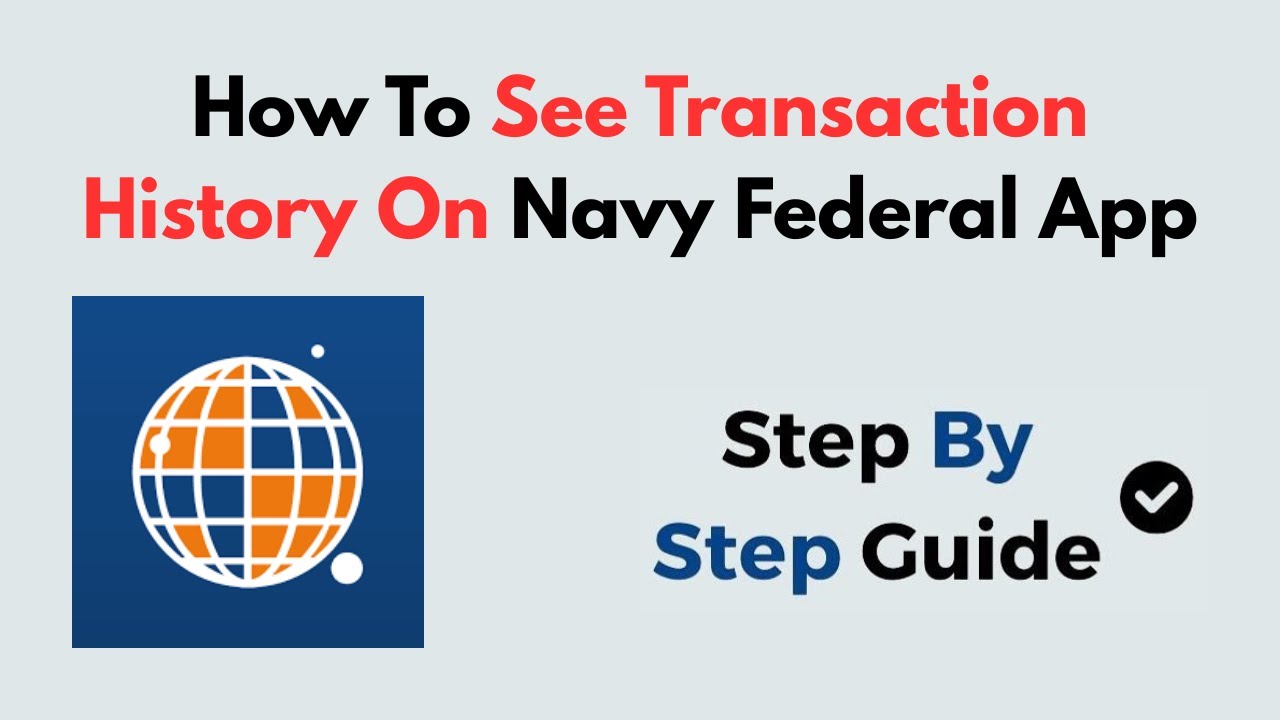 How to See Transaction History on Navy Federal App | Full Mobile ...