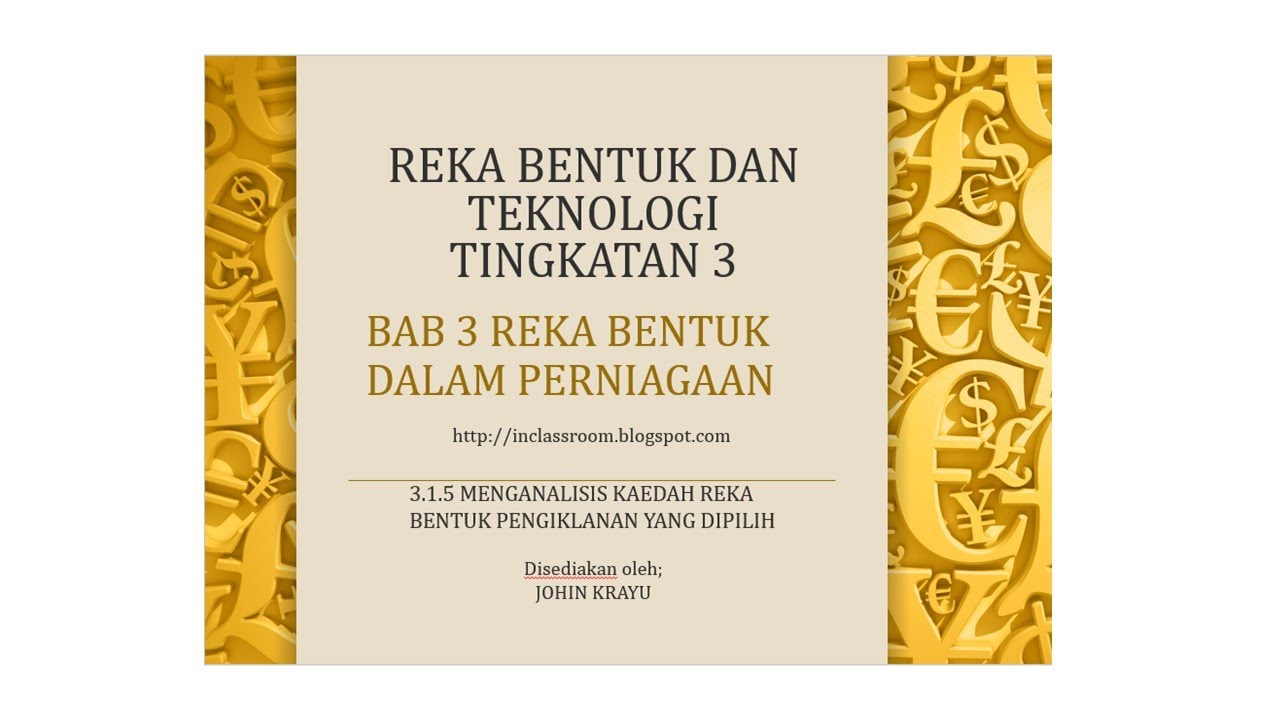 RBT Tingkatan 3 Bab 3 3 1 5 Menganalisis Kaedah Reka Bentuk Pengiklanan ...
