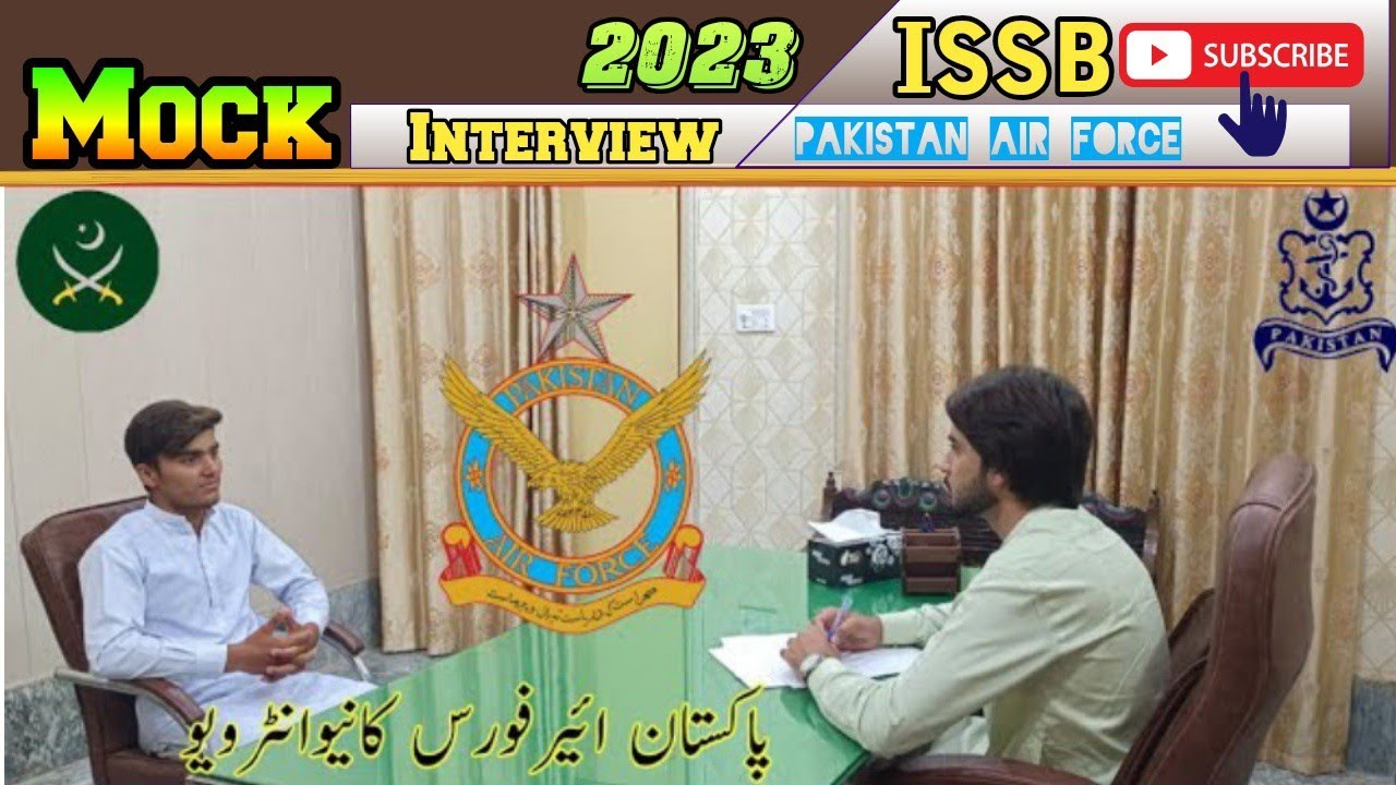 Pakistan Air Force Latest Mock Interview | PAF Initial Interview | ISSB ...