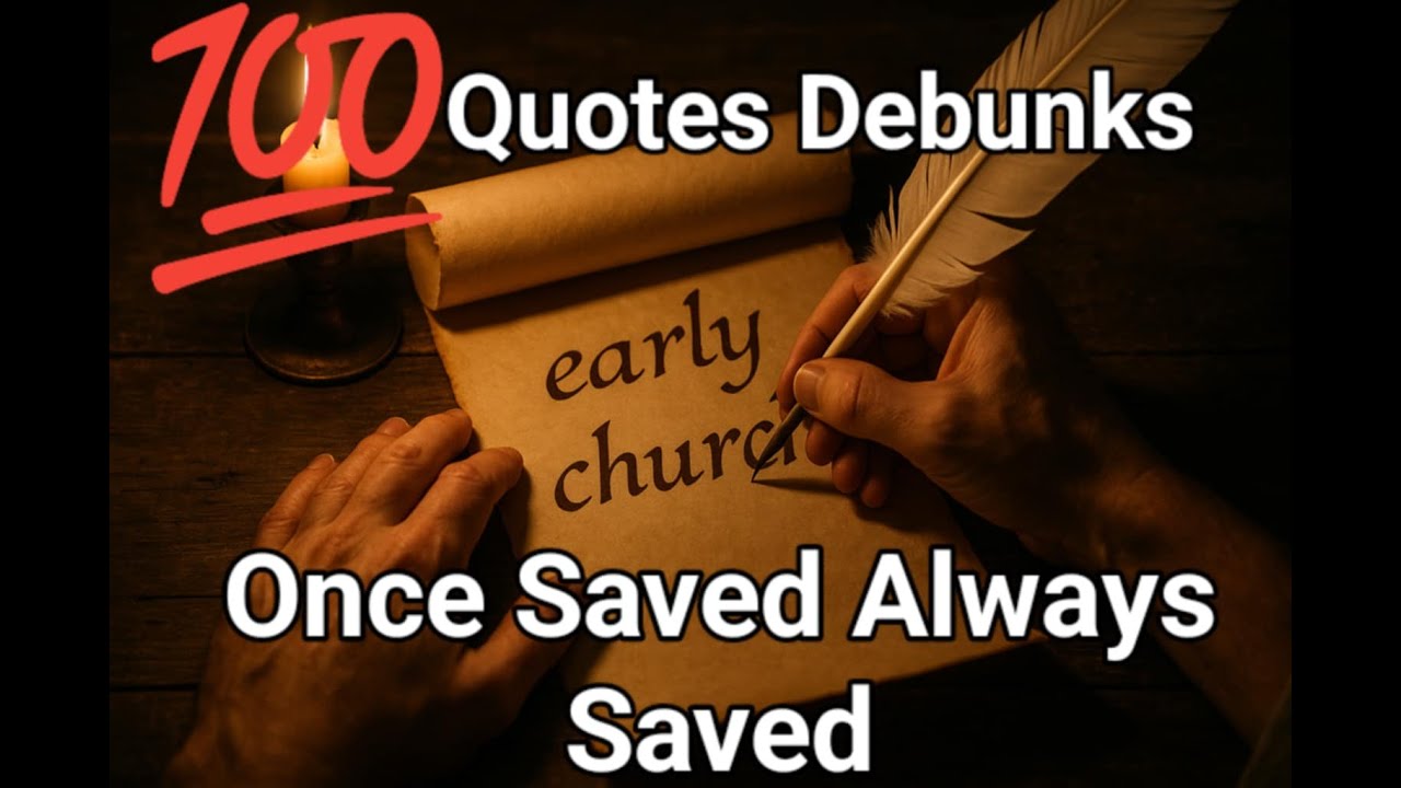 🔥100 EARLY CHURCH QUOTES AGAINST ONCE SAVED, ALWAYS SAVED TEACHERS ...