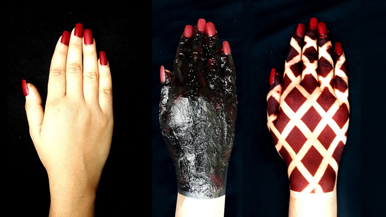 How to apply full back hand mehendi design | Mehndi Design Without ...